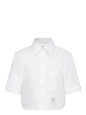 THOM BROWNE Oxford Short-Sleeve Shirt