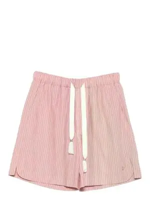Nanushka Anish Striped Shorts - Pink