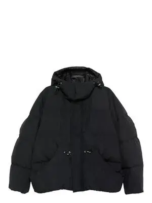 Sacai Hooded Puffer Coat - Black