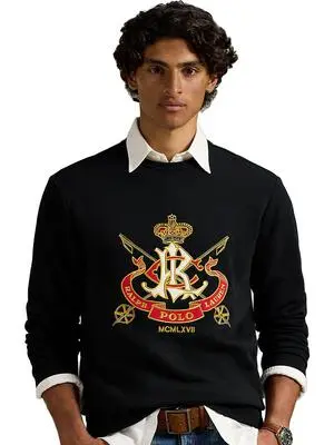 Ralph Lauren Classic Fit Crest Fleece Sweatshirt - Polo Black