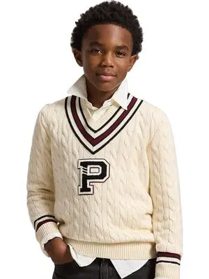 Ralph Lauren Cotton Cricket Sweater - Clubhouse Cream