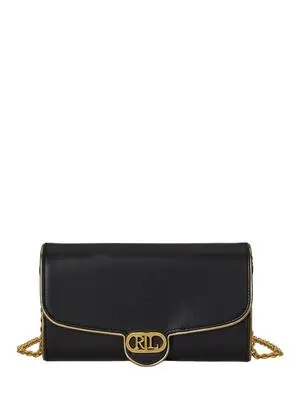 Ralph Lauren Medium Adair Crossbody - Black/antique Gold