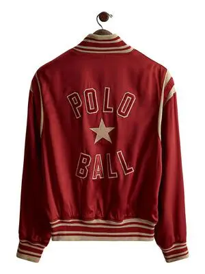 Ralph Lauren 1993 Polo Ball Satin Jacket - Red