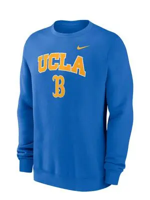 Nike Ucla Arch College Pullover Crew - Blue