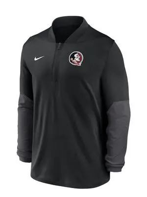Nike Florida State Dri-fit College 1/2-zip Top - Black