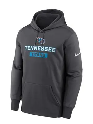 Nike Tennessee Titans Toss Sweep Therma Nfl Pullover Hoodie - Grey