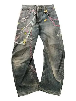 ACNE STUDIOS Loose Fit Printed Jeans