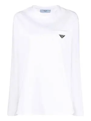 PRADA Patch Pocket Enamel Logo T-Shirt