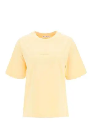 Acne Studios Logo T-shirt - Yellow