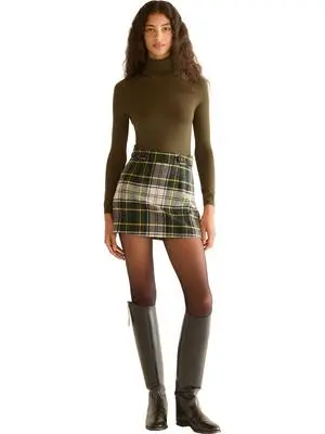 DÔEN Chieri Plaid Mini Skirt - Macgraw Plaid