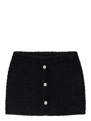 MISBHV Tweed Mini Skirt - Black