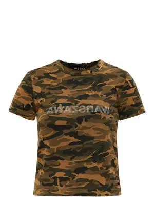MISBHV Camo Fitted T-shirt - Brown