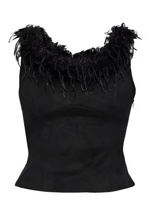 MISBHV Sleeveless Strap Top - Black