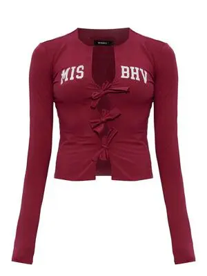 MISBHV Logo Top - Burgundy