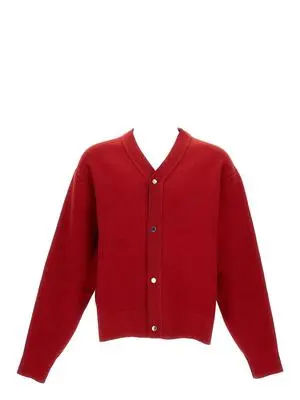 Jacquemus Button Detailed Cardigan - Red