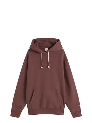 Champion Reverse Weave Relaxed Hoodie - Brown