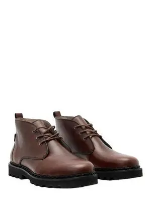 ALLSAINTS Skiff Mid Boots - Chestnut Brown