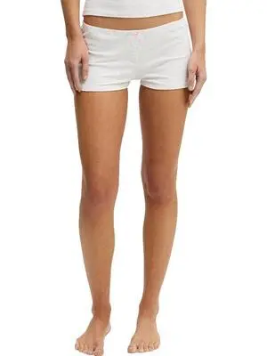 Cotton:on Relaxed Micro Shorts Light Grey Marle