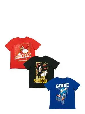 SEGA 3-pack T-shirts - Knuckles/shadow/sonic