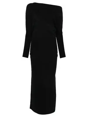 Simkhai Janese Off-shoulder Midi Dress - Black