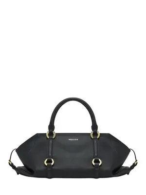 Alexander McQueen Leather Farringdon Top-handle Bag - Black