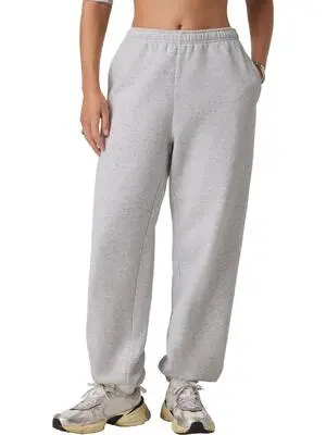 Vuori Restore Classic Sweatpant Short - Pale Grey Heather