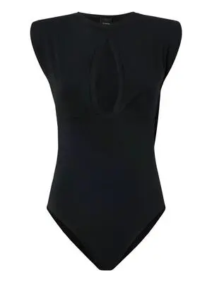Pinko Cut-out Bodysuit - Black