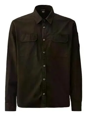 C.P. COMPANY Pocket Detail Shirt - Black
