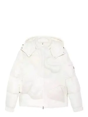 Moncler Candes Panelled Hooded Jacket - White