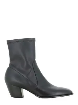 SERGIO LEVANTESI 60mm Block-heel Ankle Boots - Black