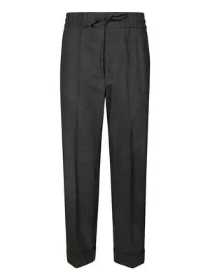 P.A.R.O.S.H Luwool Drawstring Trousers