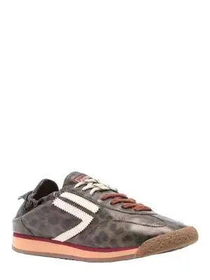 PURAAI Animal-print Sneakers - Brown