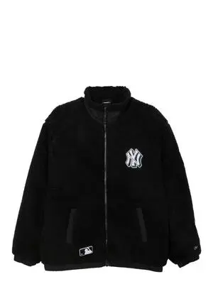 New Era Logo-embroidered Jacket - Black