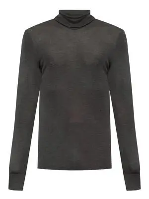 Hanro Roll-neck Long-sleeve Sweater - Grey