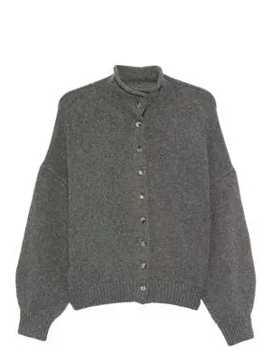 Khaite Buttoned Cardigan - Grey