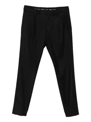 DONDUP Pleated Trousers - 999 Black
