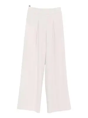Peserico Pleated Wide-leg Trousers - Neutrals