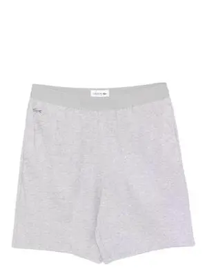 Lacoste Logo-embroidered Shorts - Grey