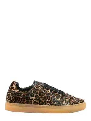 SUMMERY COPENHAGEN Leopard-print Low Top Sneakers - Brown