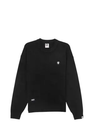 AAPE BY *A BATHING APE® Logo-patched Sweatshirt - Black