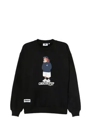 CHOCOOLATE Graphic Sweatshirt - Black