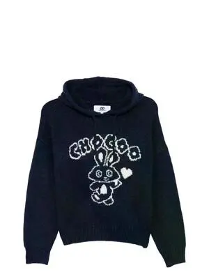 CHOCOOLATE Graphic-print Hoodie - Blue