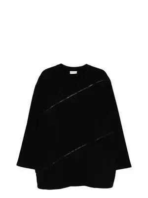 QASIMI Spiral Sweatshirt - Black
