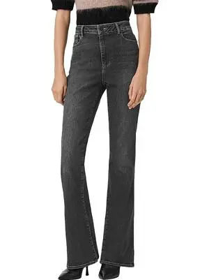 ALLSAINTS Maisie High-rise Flared Jeans - Washed Grey