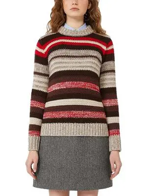 Max Mara Ilde Wool Sweater - Red