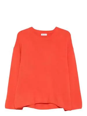 Soft Goat Crew Neck Sweater Orange