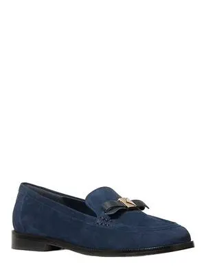 Kate Spade New York Deco Suede Loafers Captain Navy