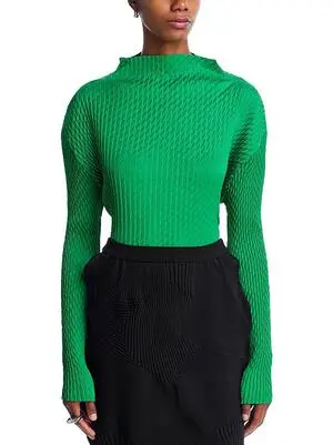 ISSEY MIYAKE Sleek Pleats Top