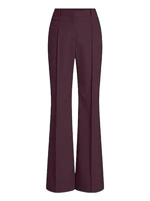 BOSS Talimia Flared Leg Trousers - Dark Purple