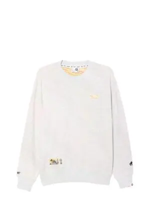 AAPE BY *A BATHING APE® Logo-embroidered Sweatshirt - Grey